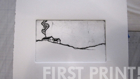 Dry point printing – e daggar art: THE MUSEUM